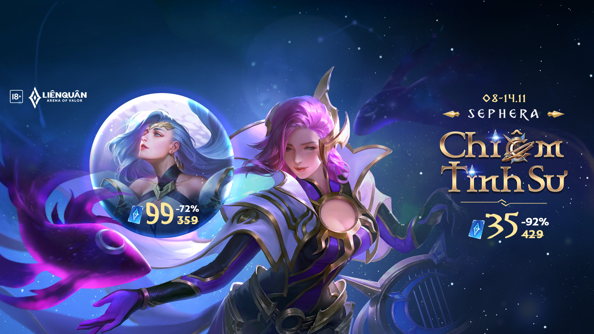 Tổng Hợp Căn Bản Hình Nền Liên Quân Sephera Cho Game Thủ Liên Quân